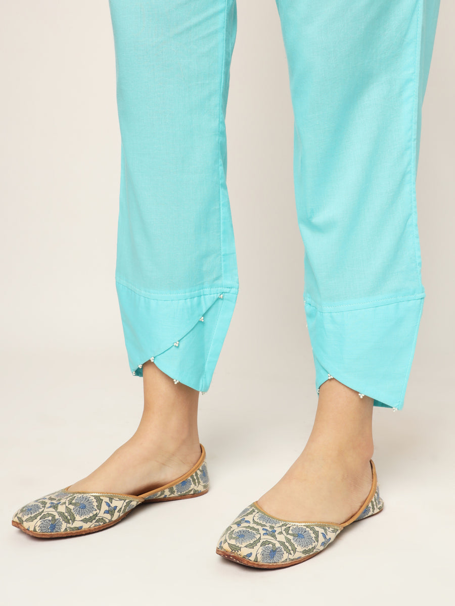Cyan Tulip Pants – Shuddhistore